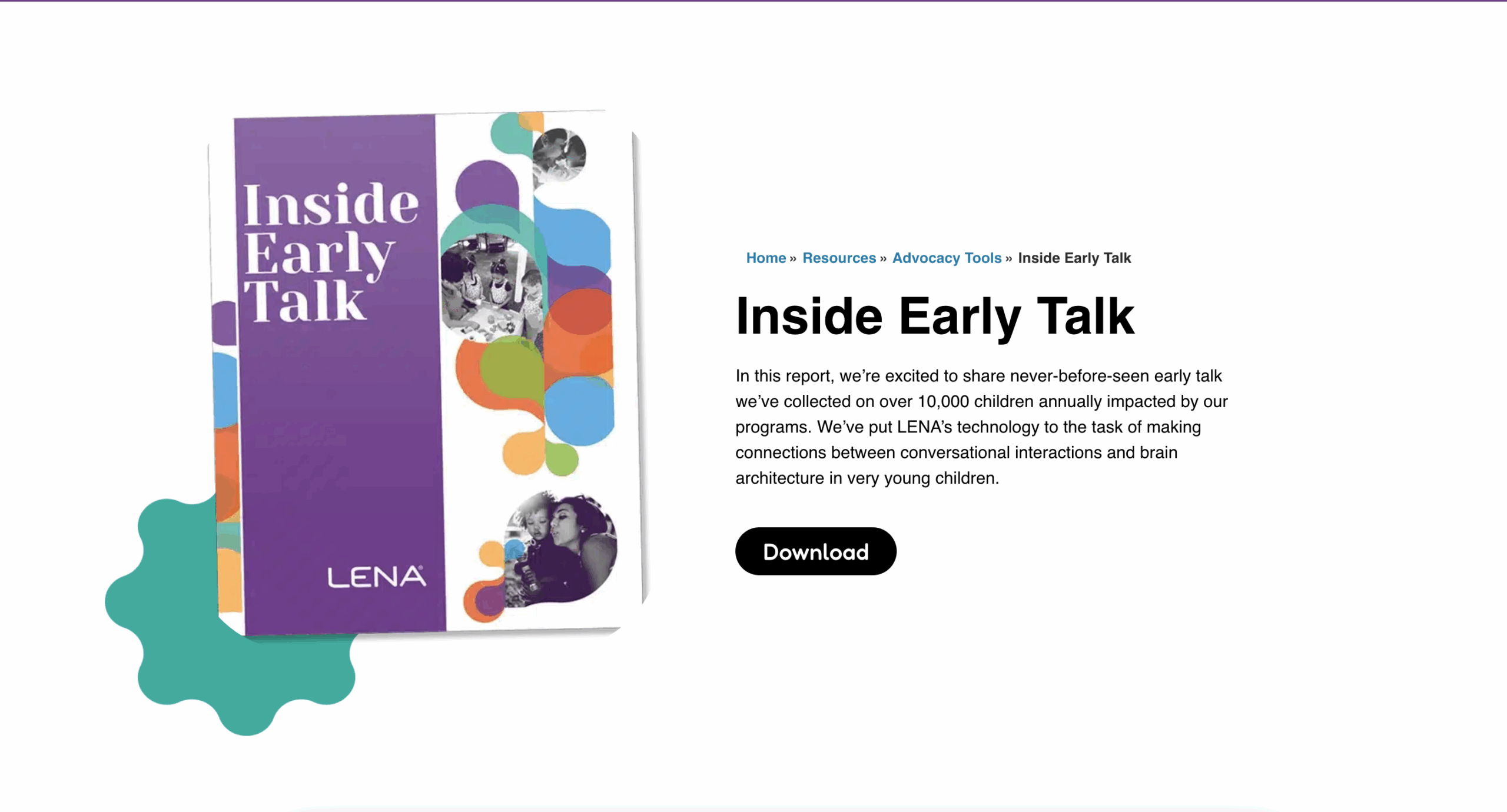 Inside Early Talk - LENA